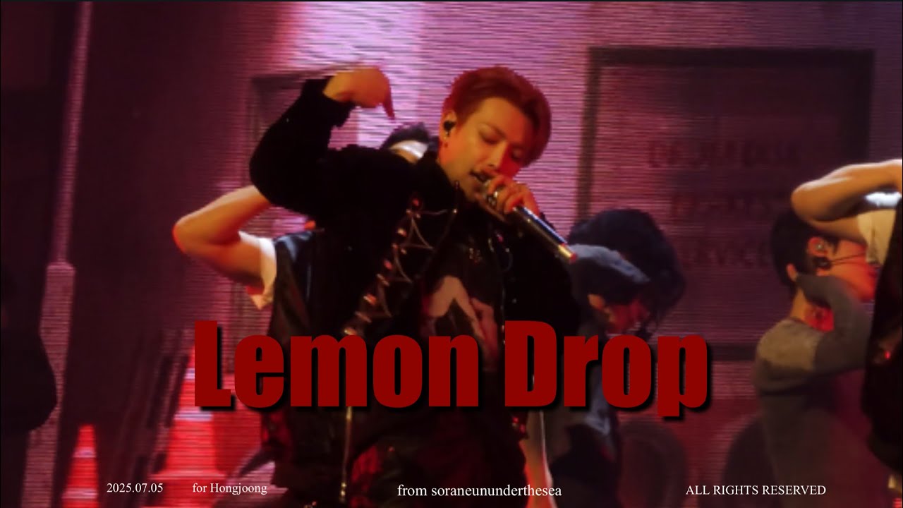 4K | 250705 ATEEZ 홍중 [ Lemon Drop ] in Incheon 에이티즈 Hongjoong fancam 직캠 ...