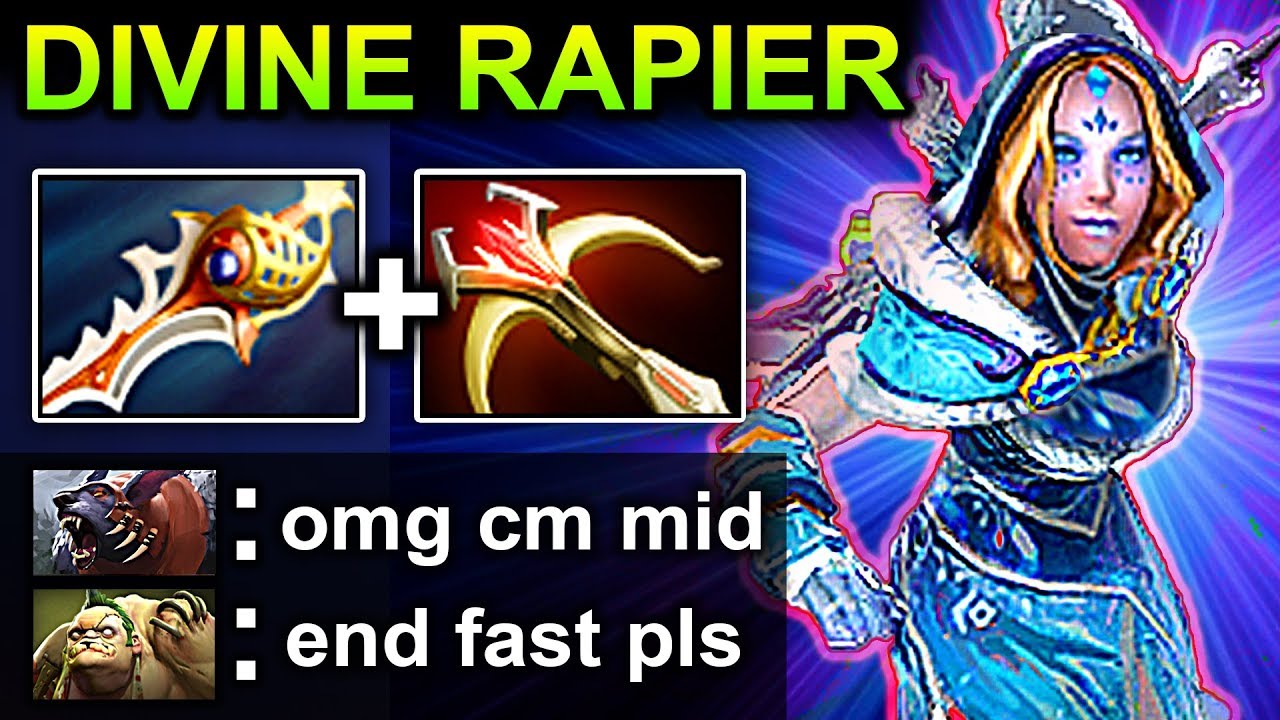 DIVINE RAPIER CRYSTAL MAIDEN NEW META DOTA 2 GAMEPLAY #132 (CARRY CM ...