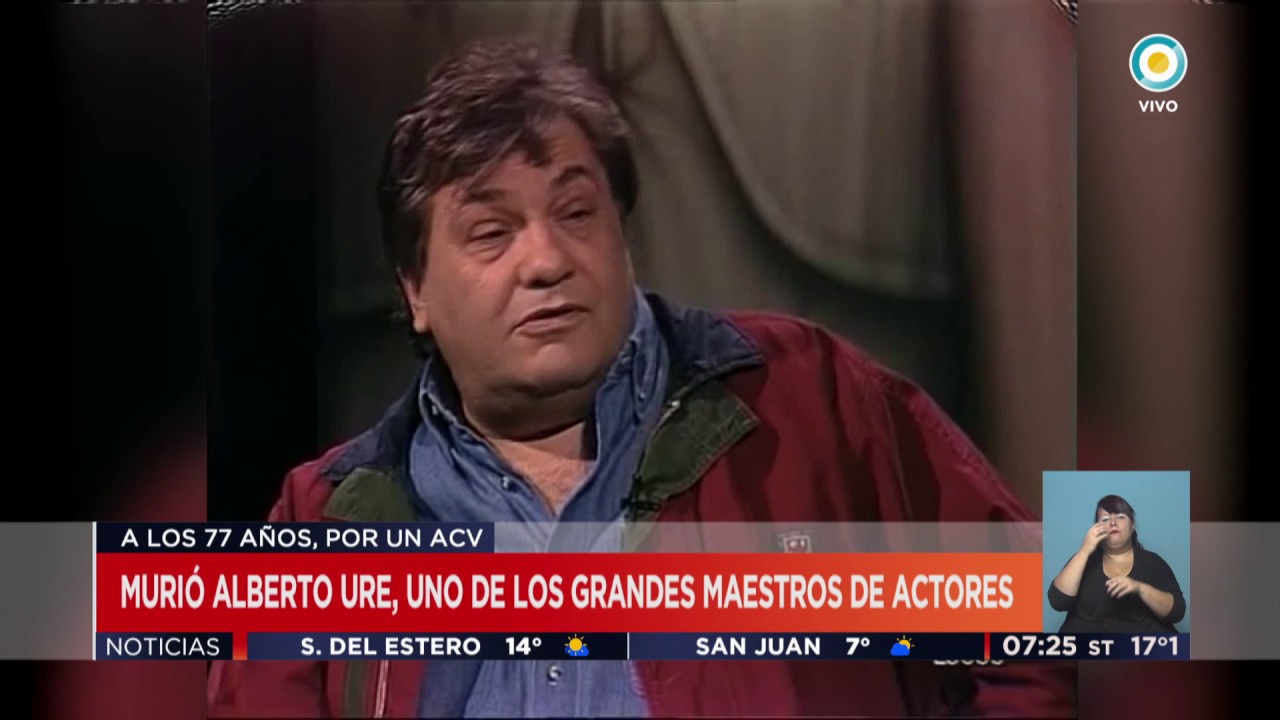 TV Pública Noticias - Murió Alberto Ure - YouTube