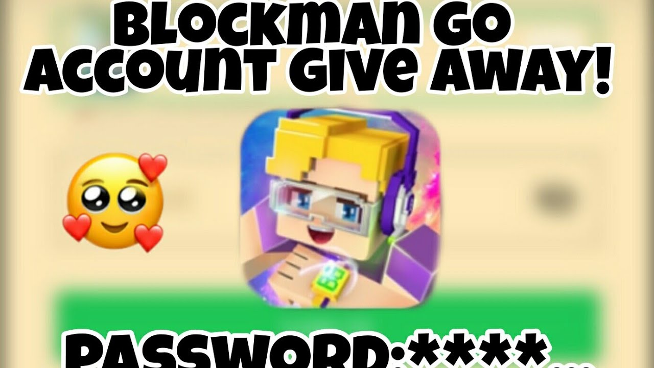 Blockman go-Account Give Away ! ! 🎊 - YouTube