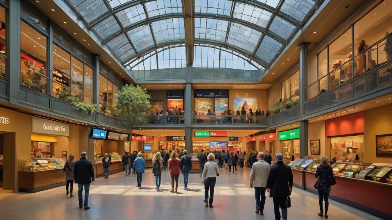 The Evolution of Shopping Malls - YouTube