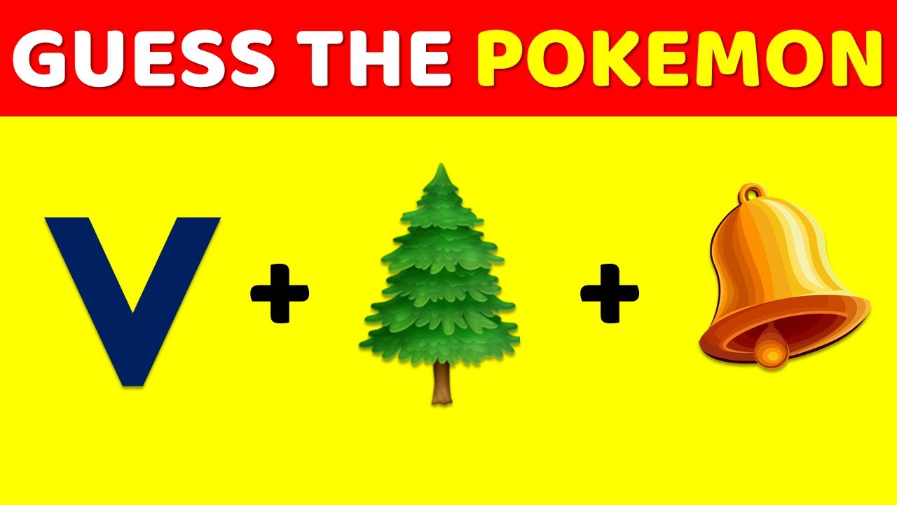 Can You Guess The Pokemon From Emoji? | Emoji Challenge | Pokémon quiz ...