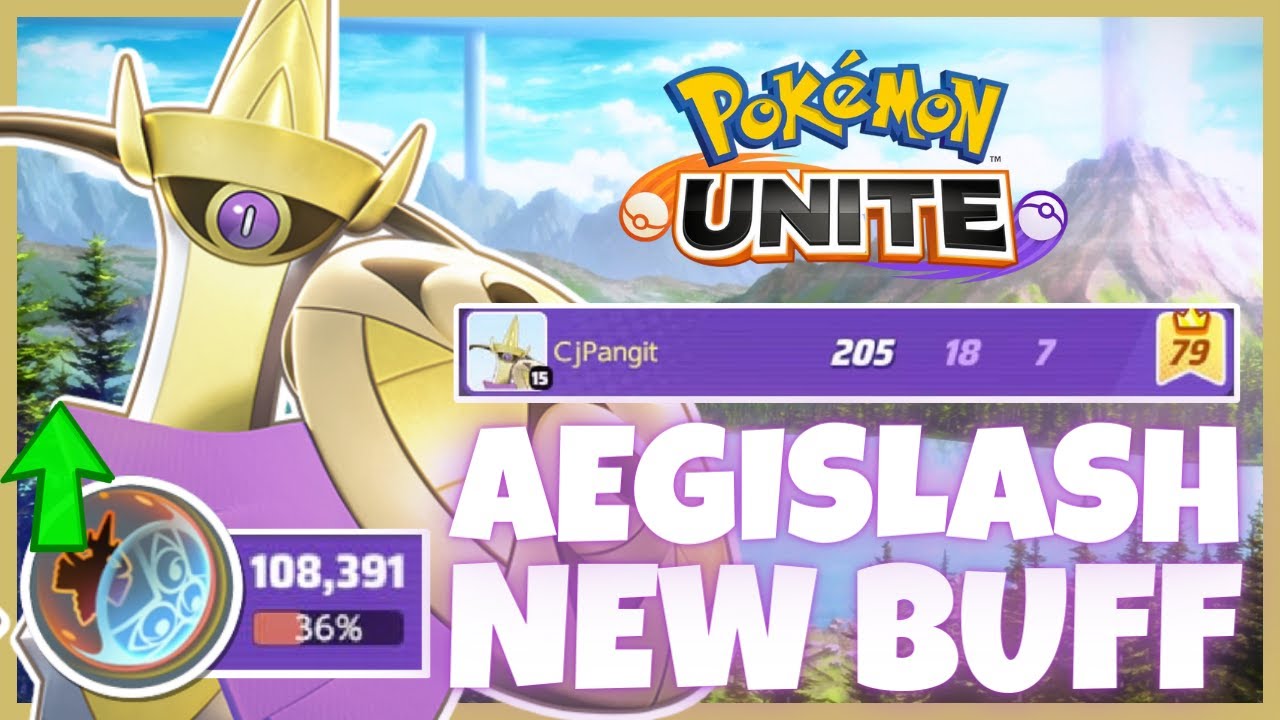 Aegislash Iron Head Buff is Insanely Strong - Pokemon Unite - YouTube