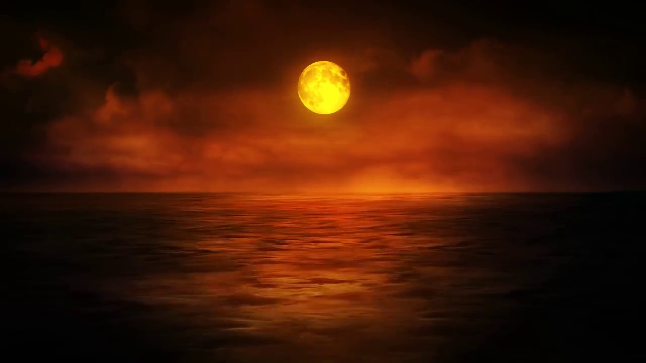 Blood Moon in the Sky video background - YouTube