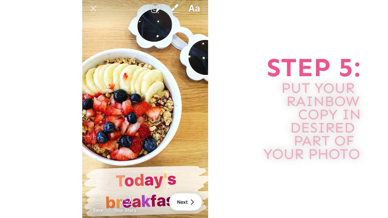 How To Make Rainbow Text In Instagram Stories YouTube How To Make Rainbow Text In Instagram Stories YouTube