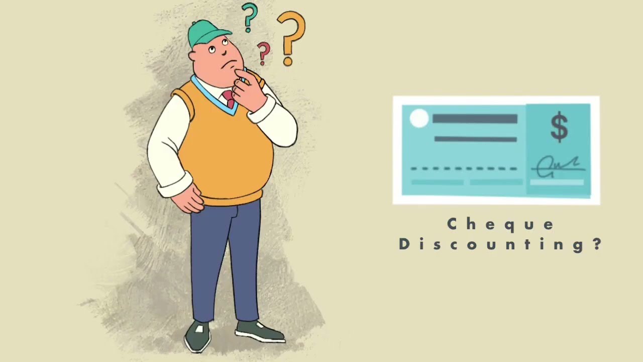 Cheque Discounting - An Easy way to cash your cheque - YouTube