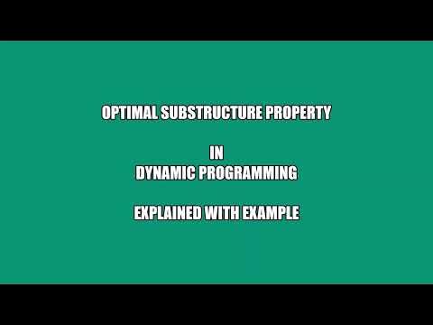 Optimal Substructure Property in Dynamic Programming - Explained with Example from GeeksforGeeks ...