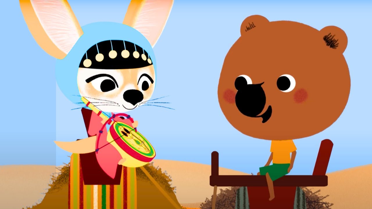 Mouk -Music In The Desert | Cute Cartoon for kids - YouTube