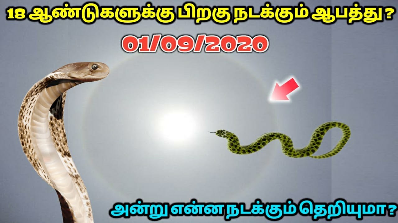 18 ஆண்டுகளுக்கு பிறகு நடக்கும் ஆபத்து ! 1.9.2020 ...அன்று என்ன நடக்கும் ...