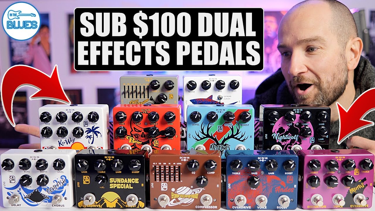 Sub $100 Caline Dual Effects Pedal Range! How Good Are They? - YouTube