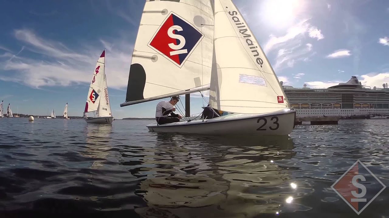 DJI SailMaine. International 420 Class Dinghy - YouTube