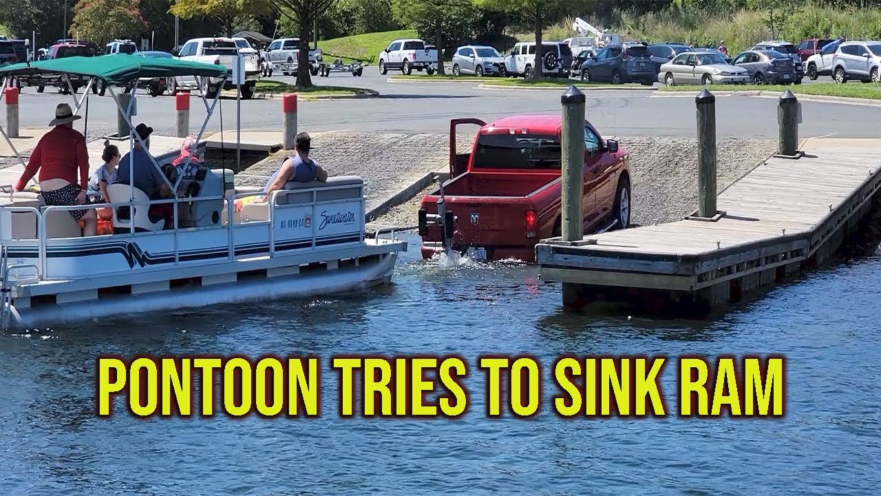 Boat Ramp Tried To Sink A Ram Truck | Bad Boats - YouTube