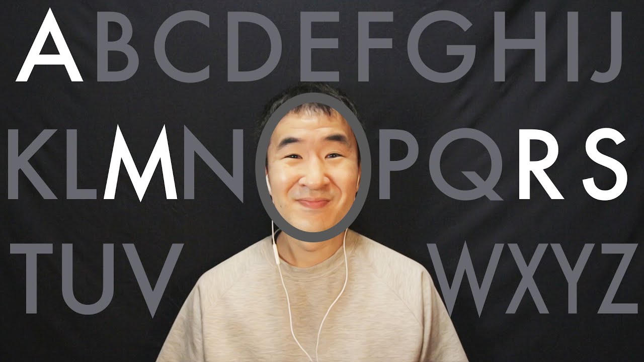One Minute Alphabet ASMR - YouTube