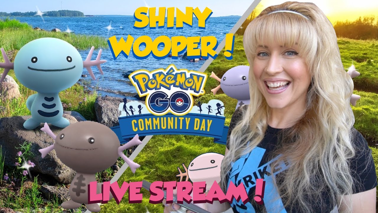 POKÉMON GO WOOPER COMMUNITY DAY LIVE!! Pokémon GO November Community ...