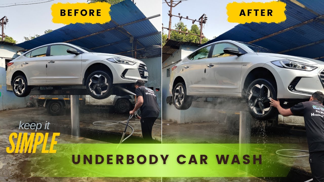 Hyundai Elantra Car Underbody Washing - YouTube