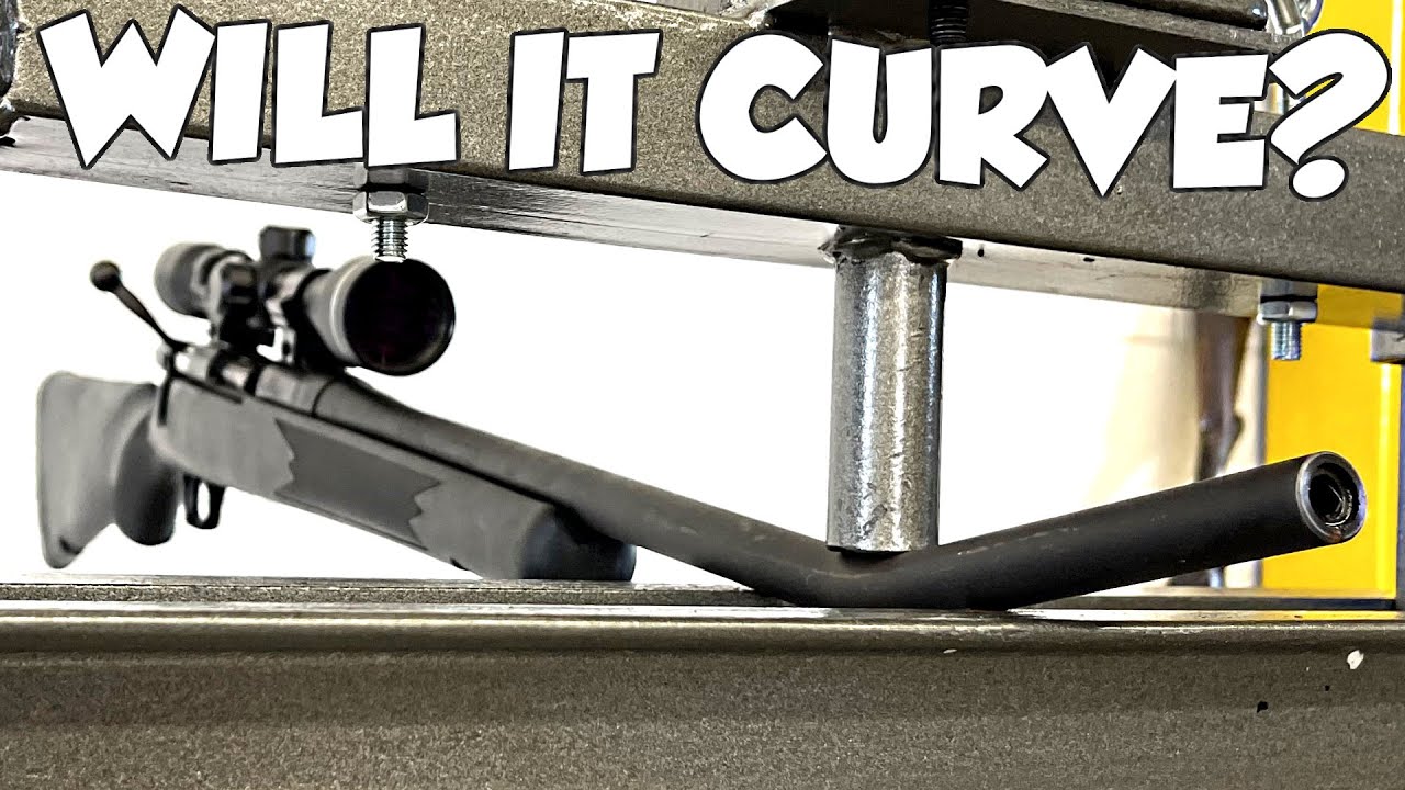 I Smashed My Guns With A Hydraulic Press Then Shot Them - YouTube