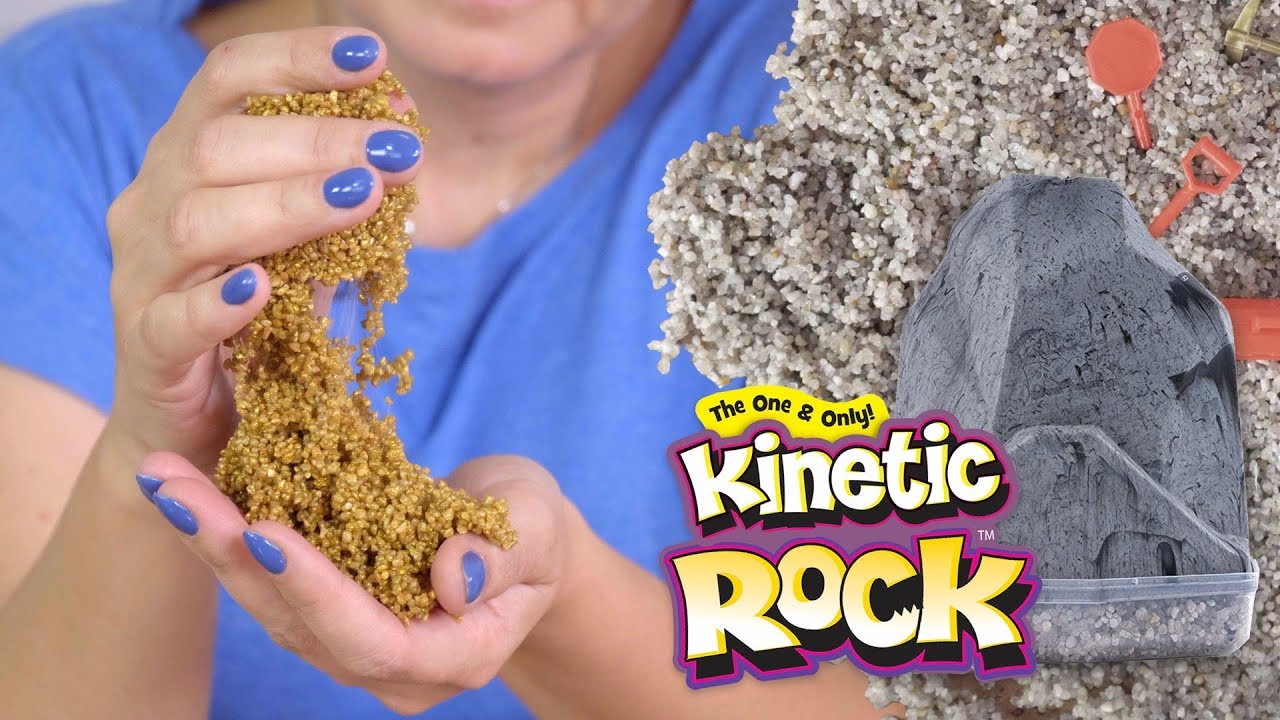 Nowość Piasek Kinetic Rock, Spin Master - YouTube