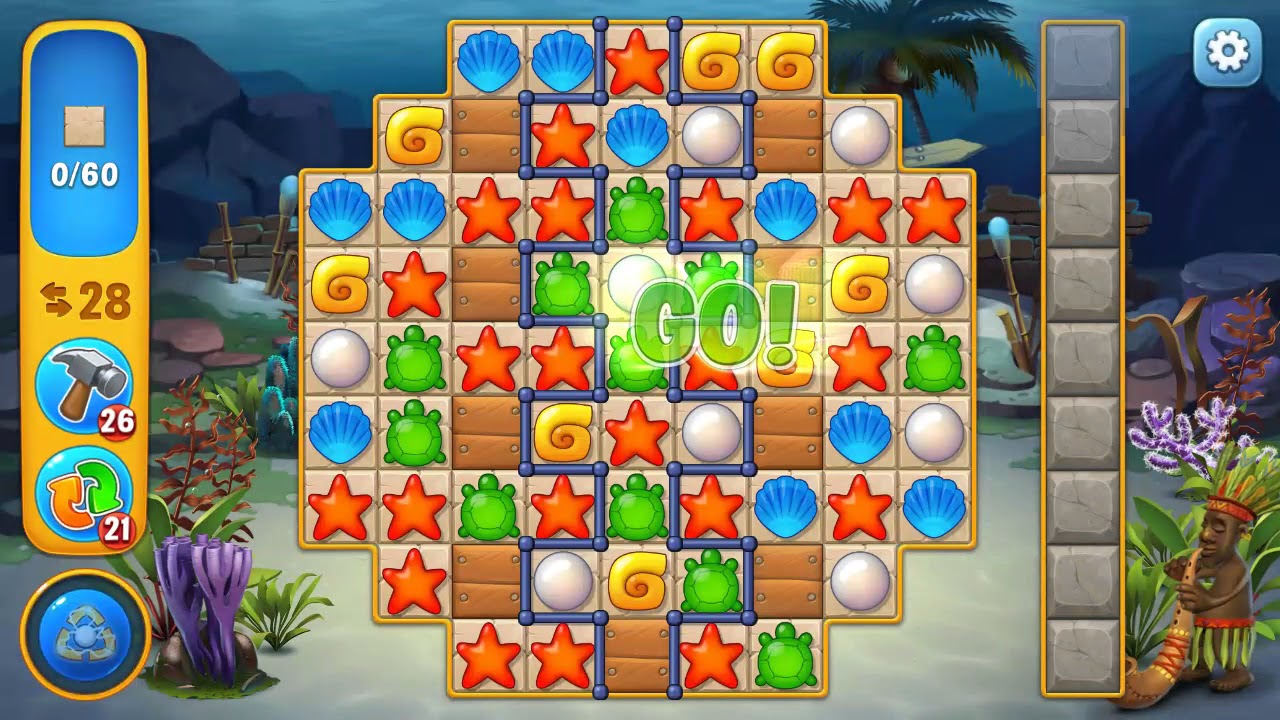 Fishdom level 1044 Gameplay (iOS Android) - YouTube