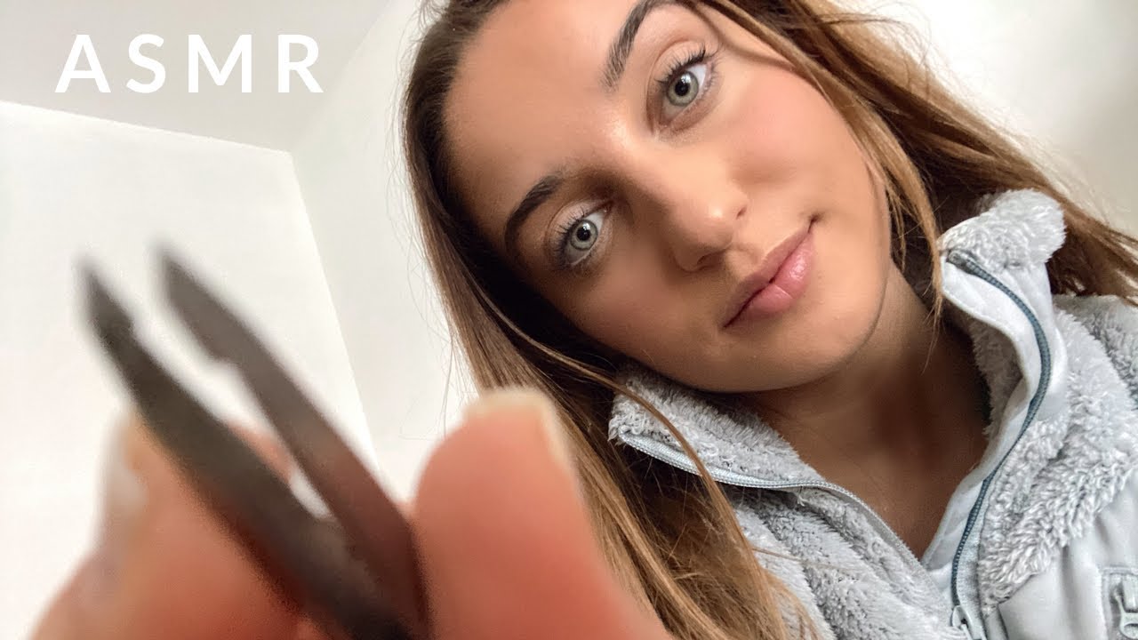 ASMR Doing Your Eyebrows | Personal Attention // Up Close - YouTube