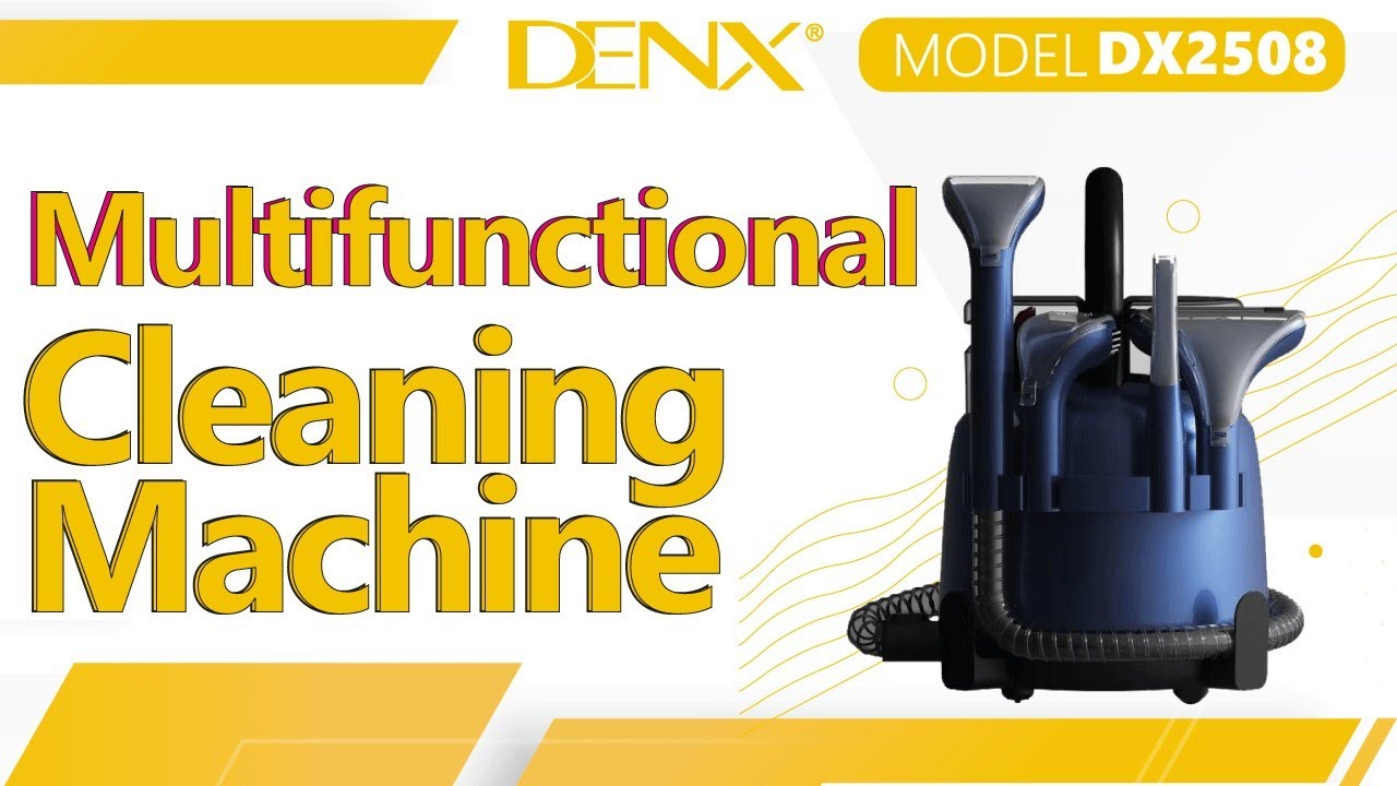 DENX | Multifunctional cleaning machine (DX2508) - YouTube