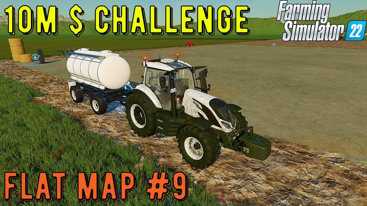 farming Simulator 22 fs22 timelapse Ep #9 Flat Map fs22 Mods - YouTube