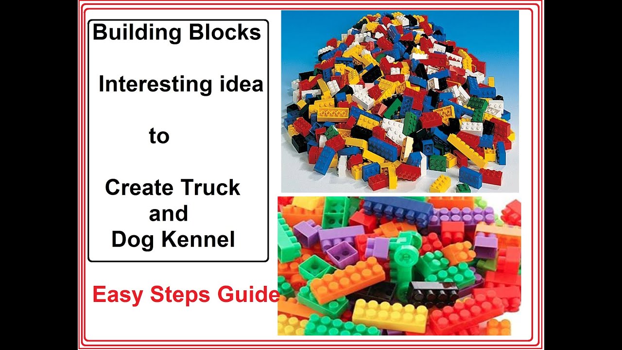 How to build Lego Truck and dog kennel instructions| Fun with building ...