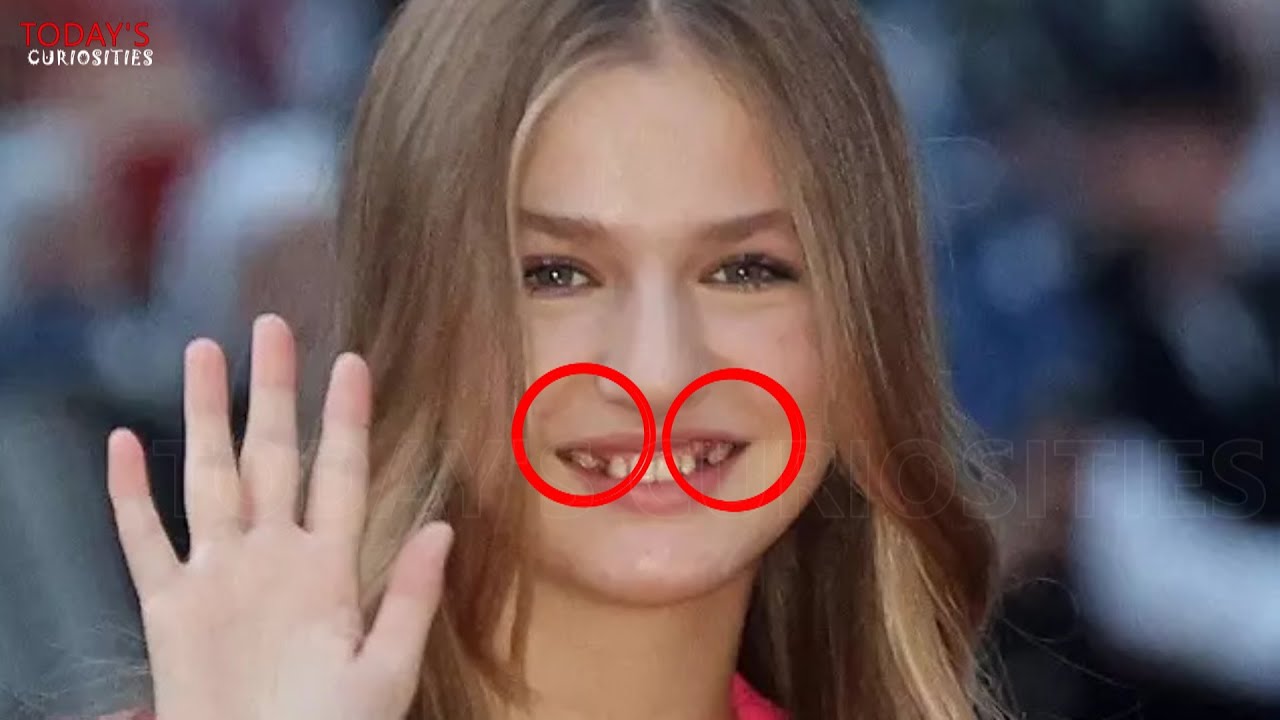 OMG Princess Leonor is missing teeth - YouTube