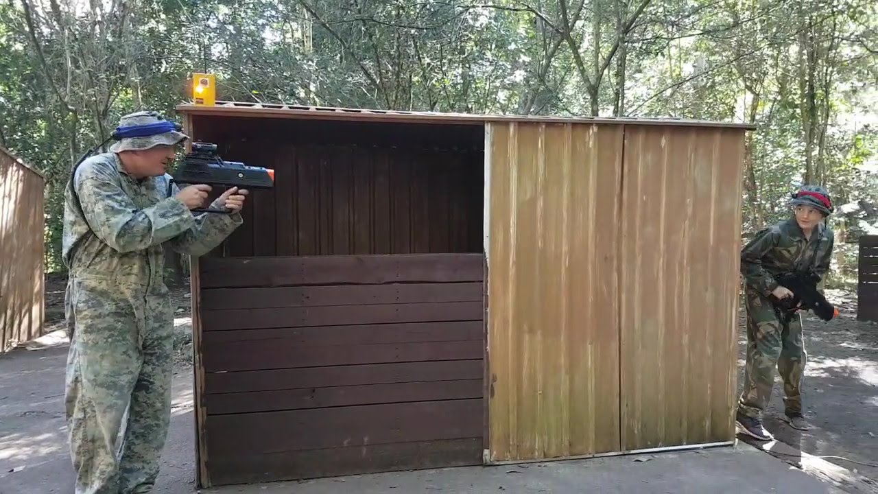 Laser Tag Game Briefing: "Battle Royale" Play Solo - YouTube