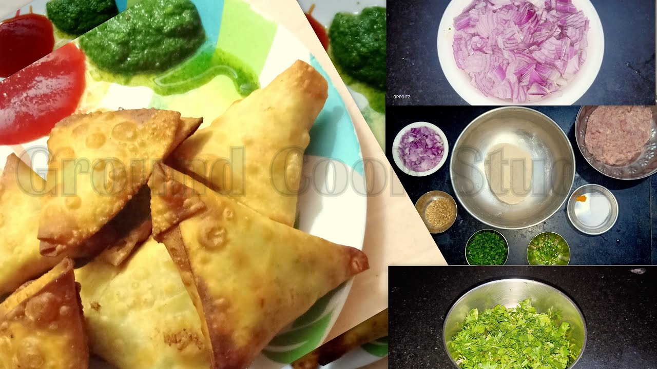 Street style Samosa recipe | Mutton kheema ka samosa recipe Bangaluru ...