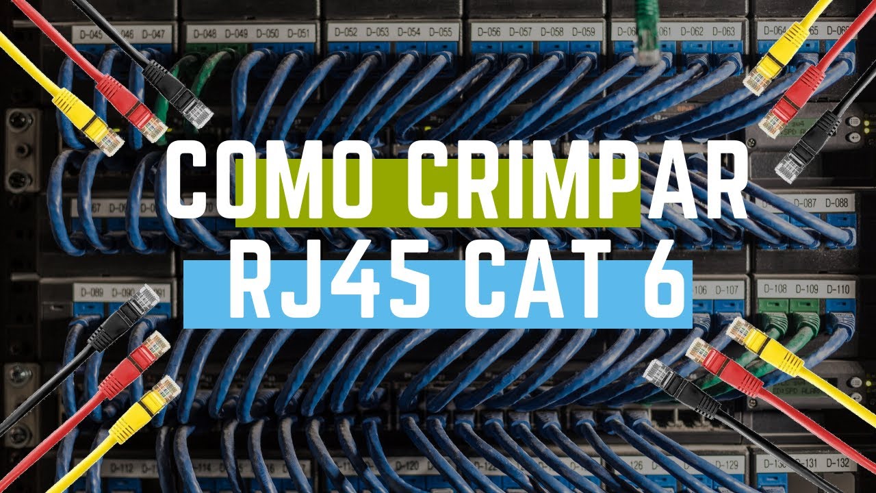 Como crimpar rj45 cat 6 Conector rj45 cat 6 colores. 🔴 Trucos para ...