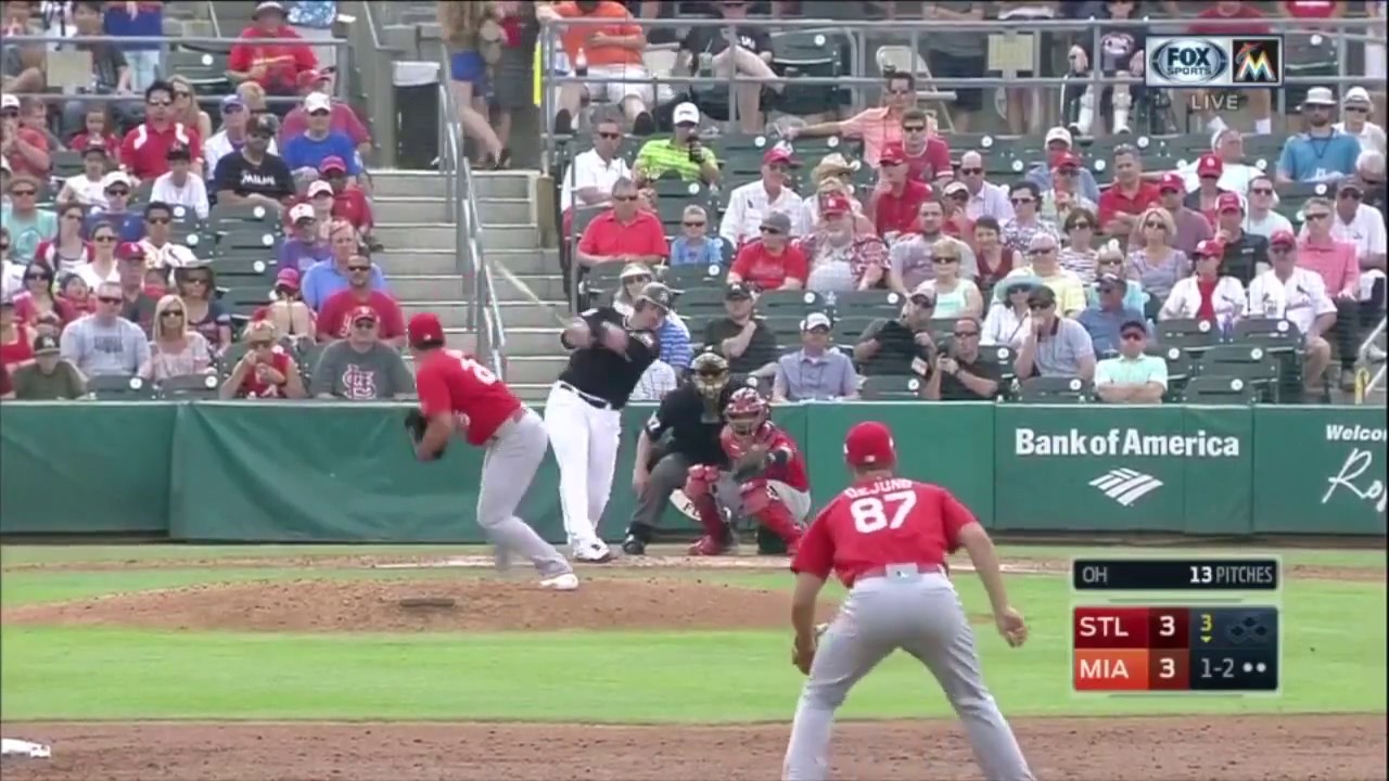 Miami Marlins 2017 Spring Training Home Runs - YouTube