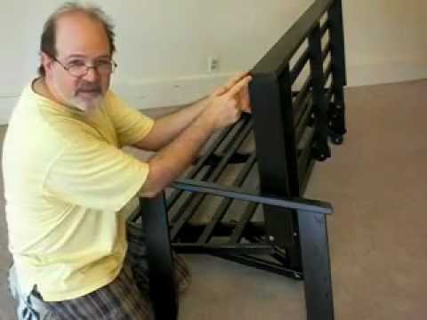 Scandia Futon Assembly Directions - YouTube