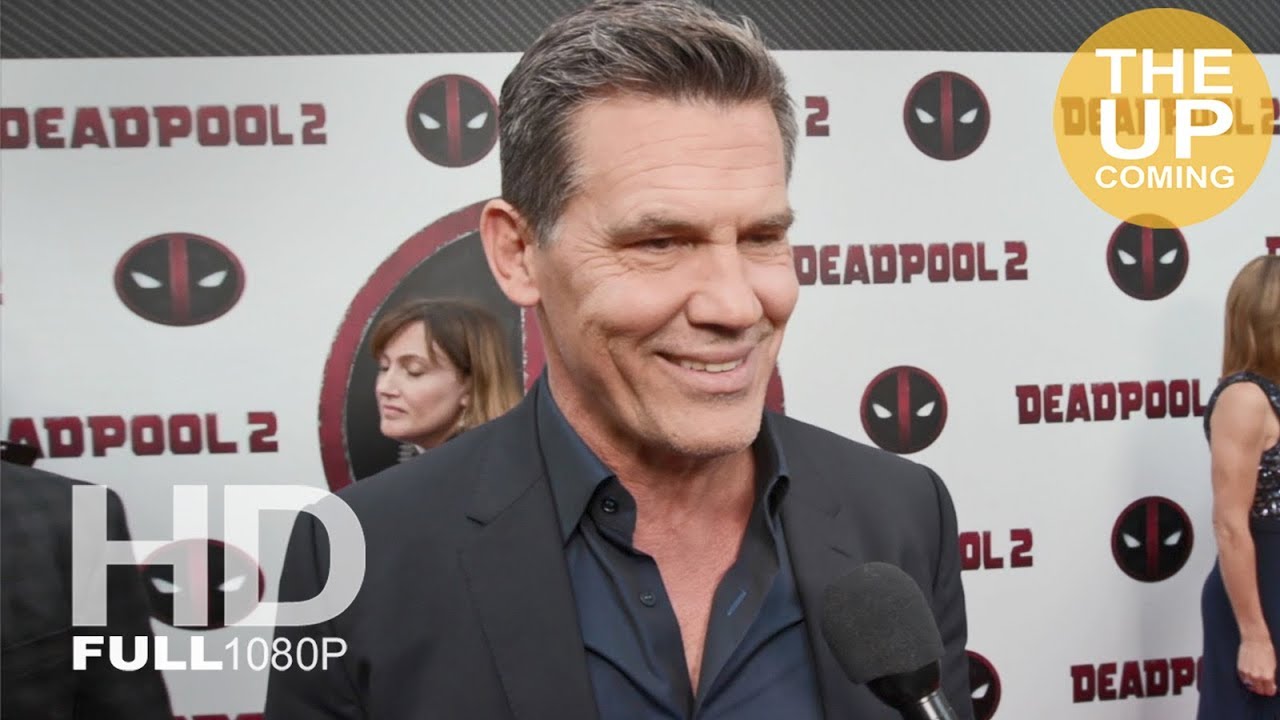Josh Brolin interview at Deadpool 2 premiere in New York - YouTube