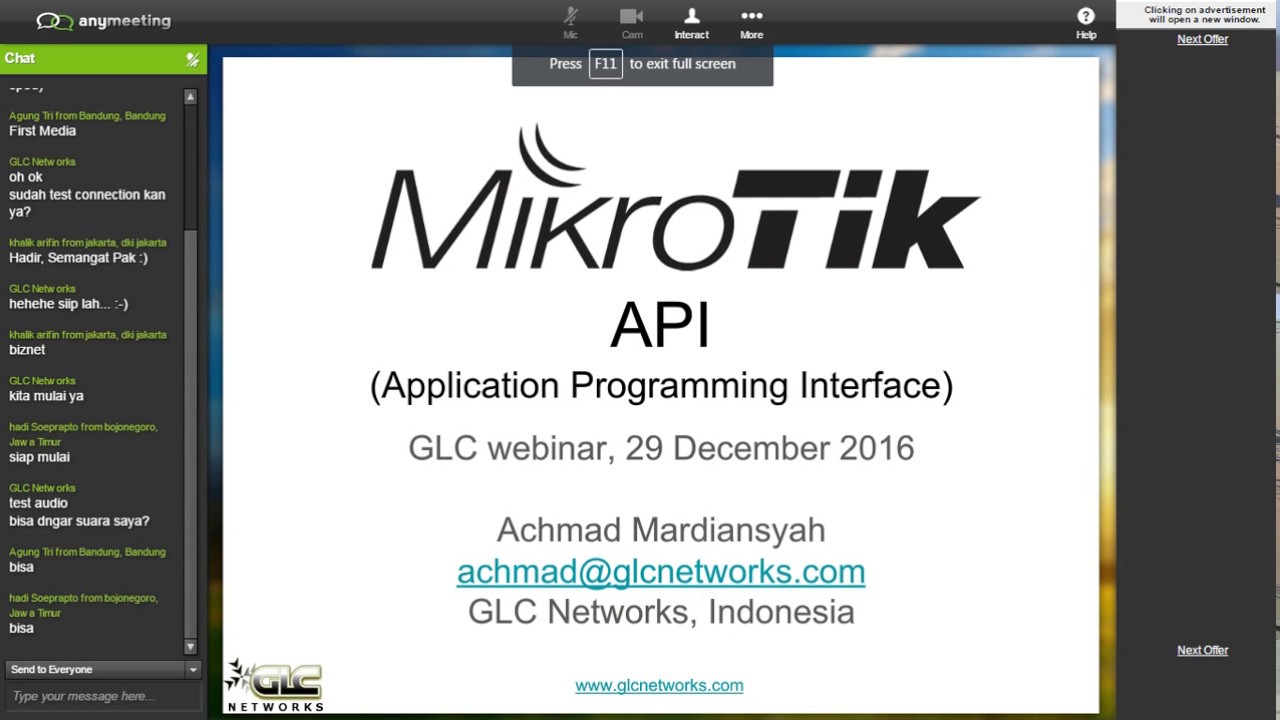 MikroTik API - GLC Networks - YouTube