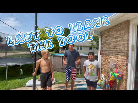 Last to leave the pool Wins! - YouTube
