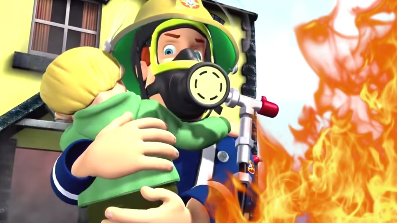 Sam el Bombero Español 🌟 Sam rescata a los niños | Compilación ...