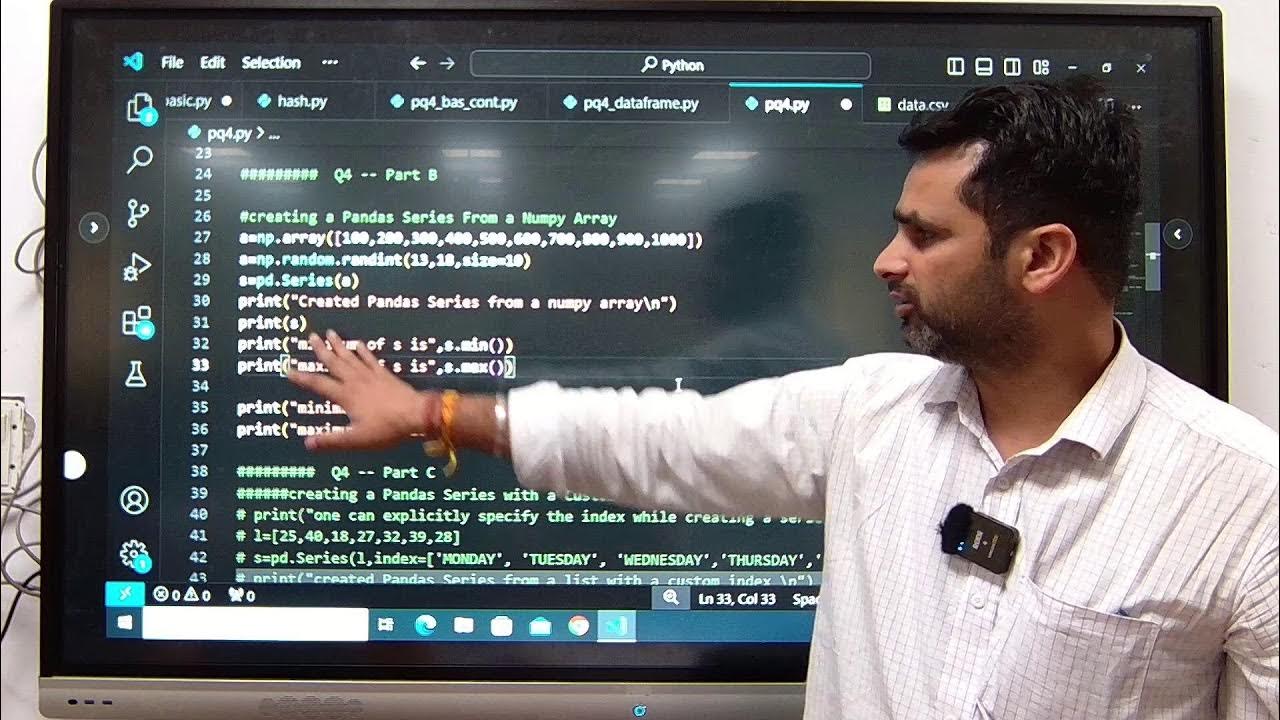 Python (Data Frame) by Gagandeep Sharma - YouTube