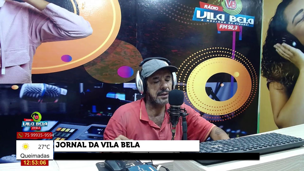 Estamos ao vivo Radio Vila bela FM - YouTube