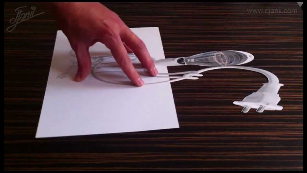 Amazing 3D illusions on paper - YouTube