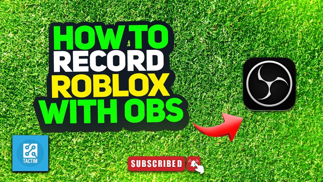 How to Record Roblox with OBS 2025 | Best OBS Settings for Recording ...