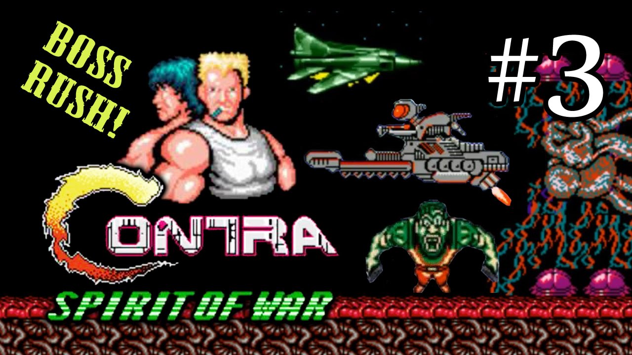 Contra Spirit of War #3 - Boss Rush & Secret Character - YouTube