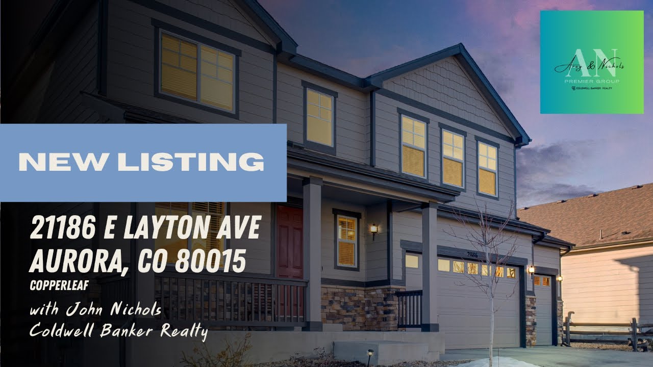 Stunning 5-Bedroom Home in Copperleaf | 21186 E Layton Ave, Aurora, CO - YouTube