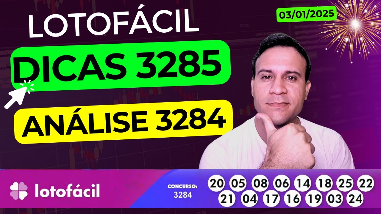 lotofacil dicas 3285 - Análise 3284 Completa - YouTube