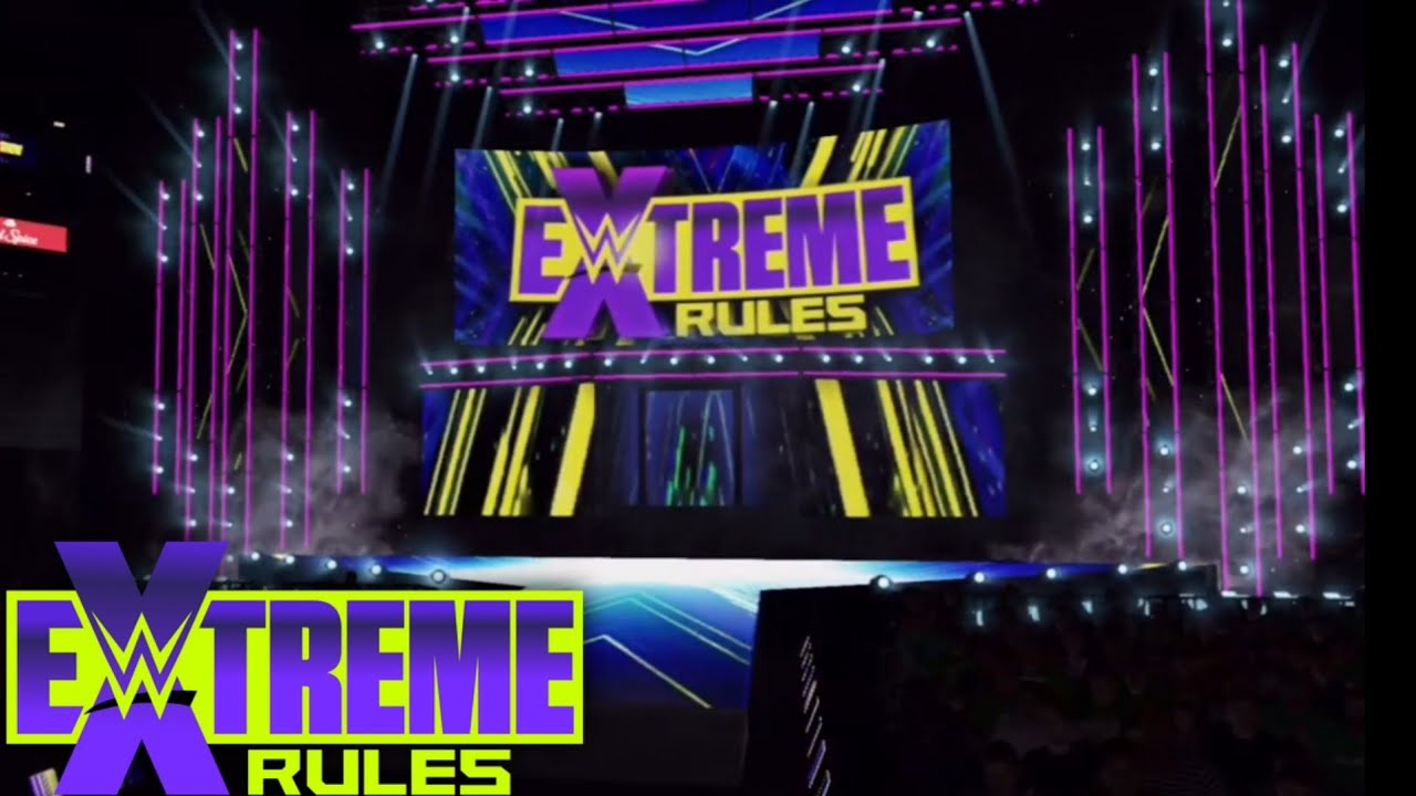 Extreme Rules stage pyro: WWE Extreme Rules 2022 - YouTube