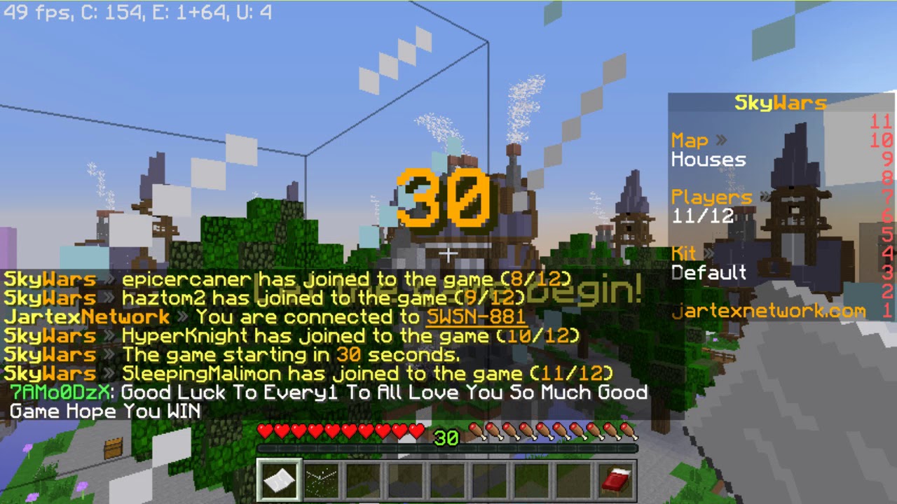 minecraft jartexnetwork skywar #41 [SkywarWednesday] - YouTube