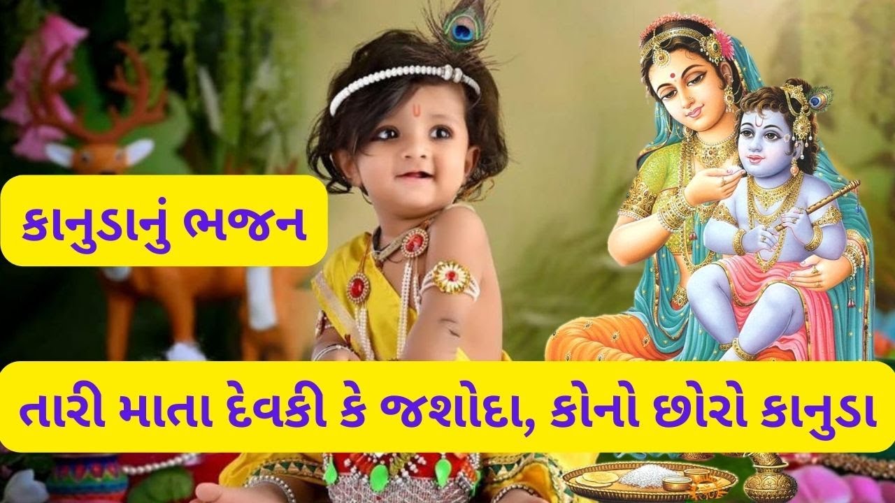તારી માતા દેવકી કે જશોદા કોનો છોરો કાનુડા (લખેલ છે)|| કૃષ્ણ ભજન || TARI ...