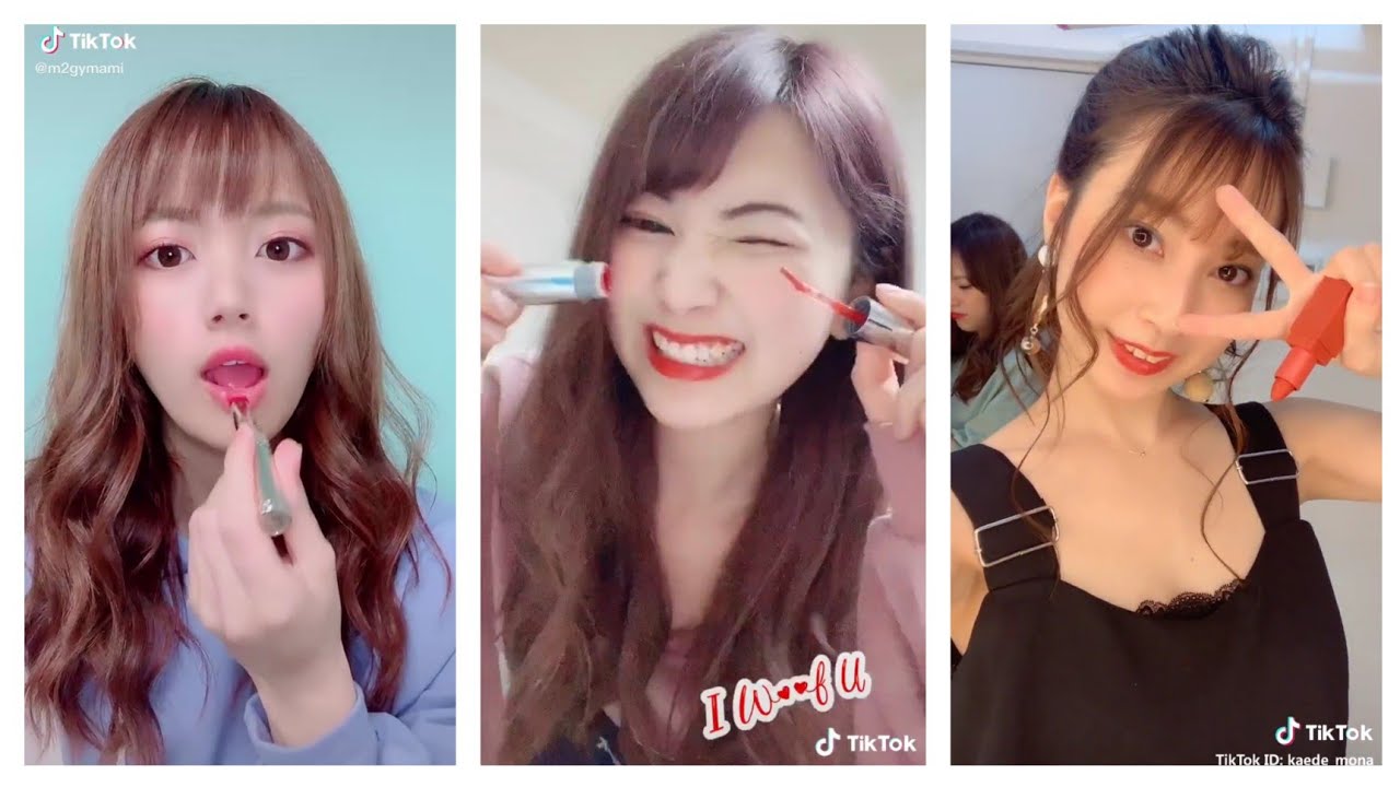 Lip Stick Challenge Tik Tok Compilation - YouTube