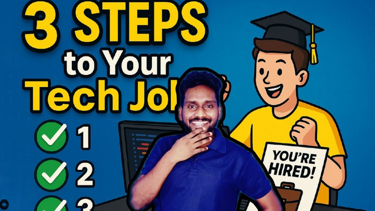 How to Get Your First Tech Job in 3 Easy Steps | Telugu Guide for ...