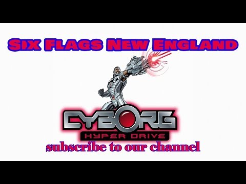 Cyborg Hyper Drive at Six Flags New England - YouTube