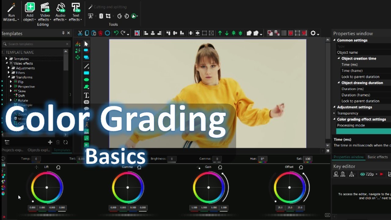 Color Grading in VSDC | How to improve video colors in VSDC - YouTube